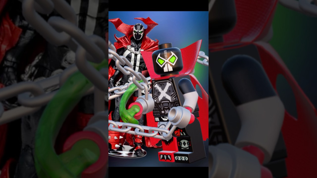 LEGO Spawn Minifigure Tutorial #Spawn #toddmcfarlane