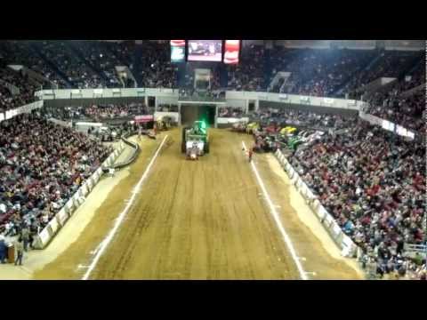 LG Seeds Money Maker Pulling at Louisville Tractor Pull 2012 Bret Berg
