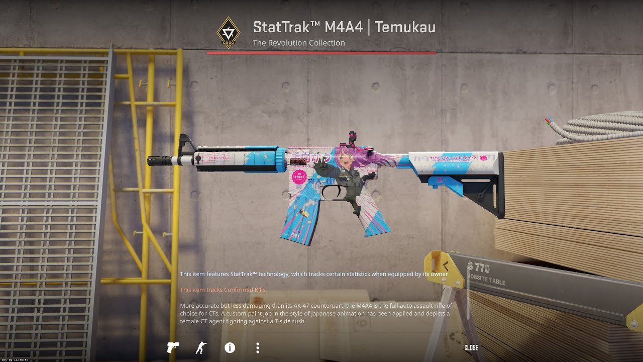 Revolution Case: MW StatTrak M4A4 Temukau