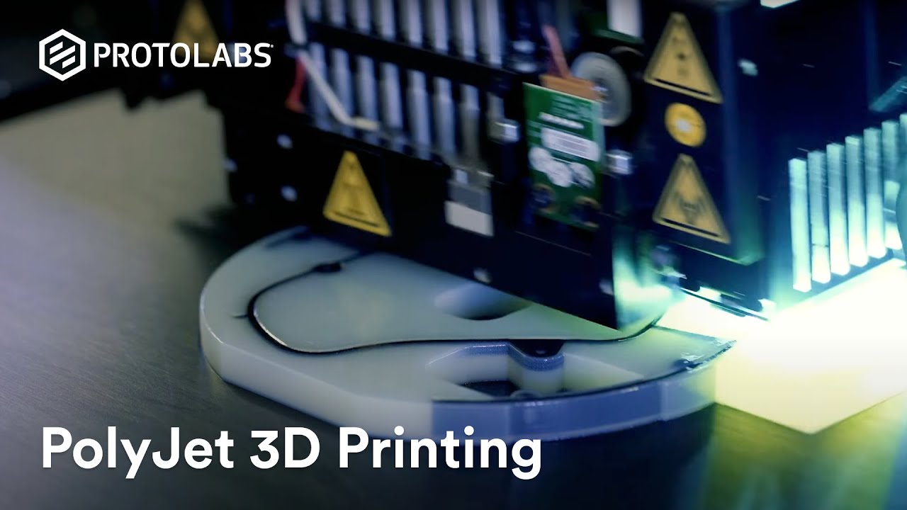 How Does PolyJet Work 3D Printing Work? (animation)
