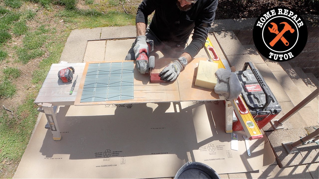 How to Cut Glass Mosaic Tile - #shorts