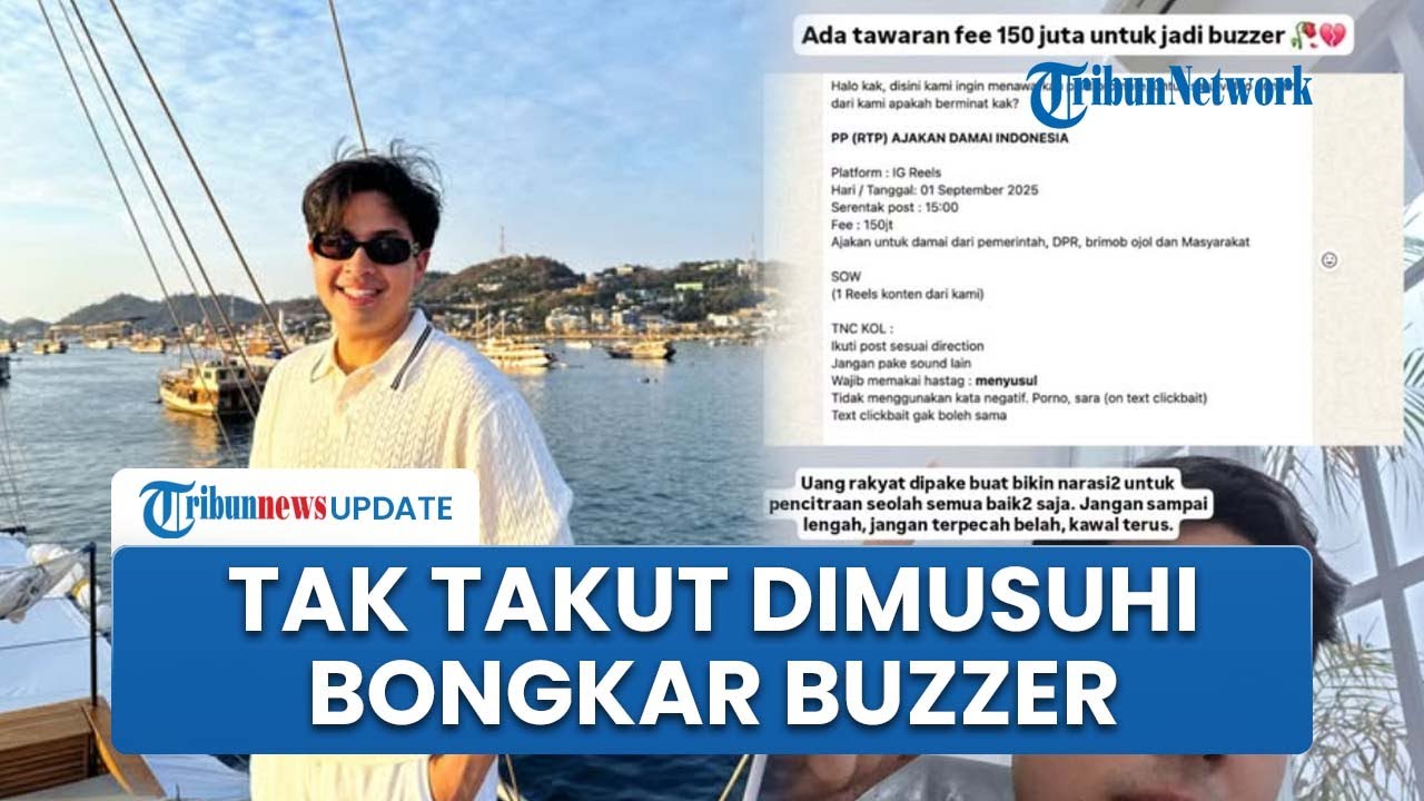 Bongkar Buzzer Bayaran Pemerintah Rp150 Juta, Jerome Polin Tak Takut ...