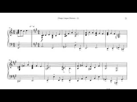 Pange Lingua Gloriosi-Arranged by Christian Cosas