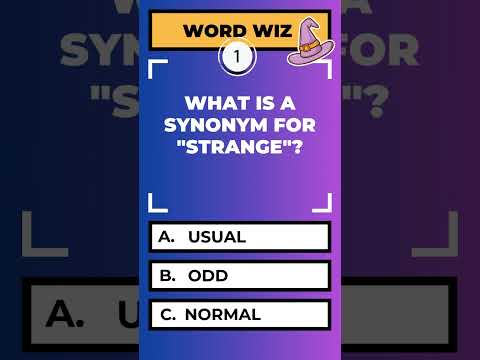 Word Wiz: Synonym Search - Strange