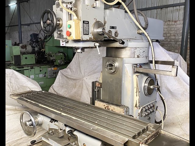 Milling Machines - TOS 1600 mm x 400 mm Vertical Milling Machine ...