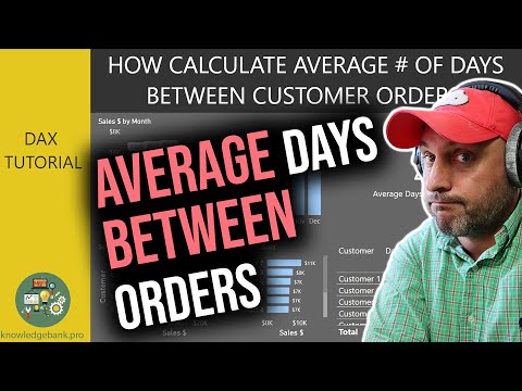 DAX Tutorial: Average Days Between Orders – business intelligist