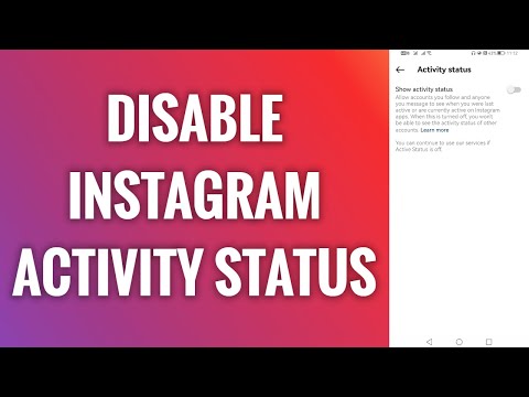 How To Disable Instagram Activity Status