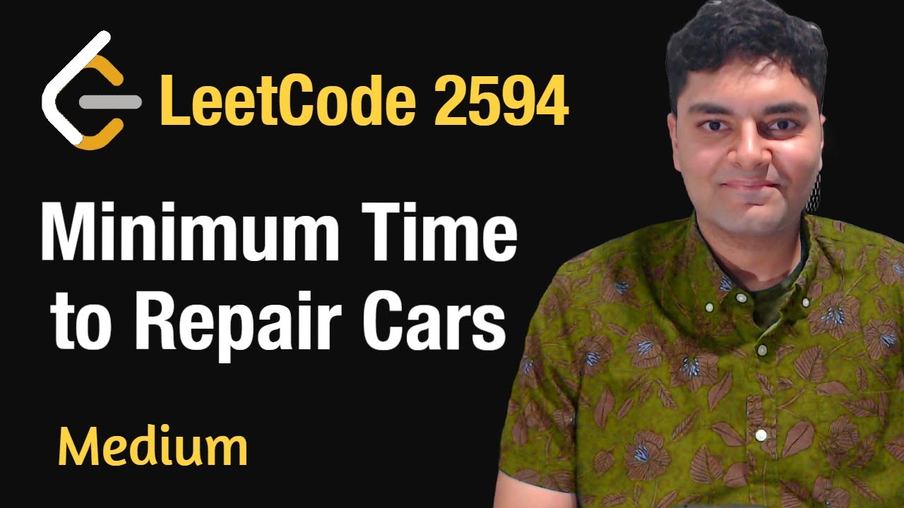 Minimum Time to Repair Cars - Leetcode 2594 - Python