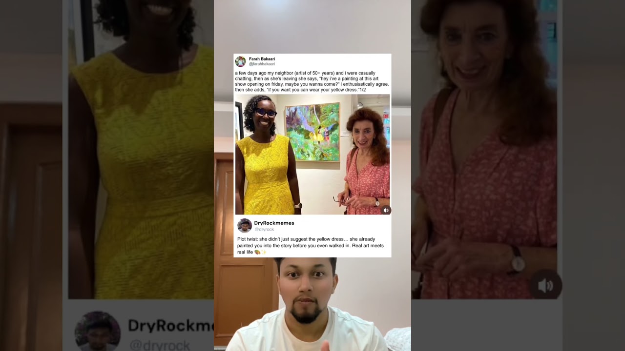 a few days ago my neighbor (artist of 50+ years) and i were casually chatting