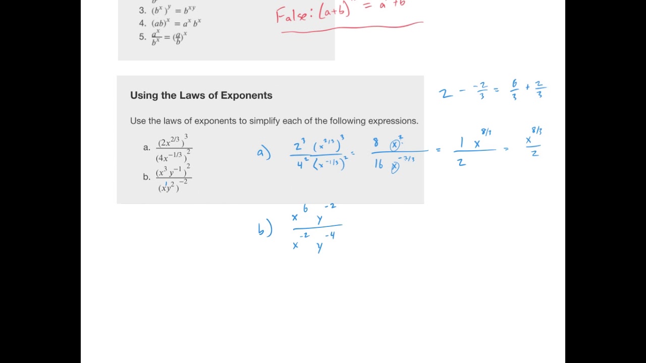 1.5 - Exponential and Logarithmic Functions