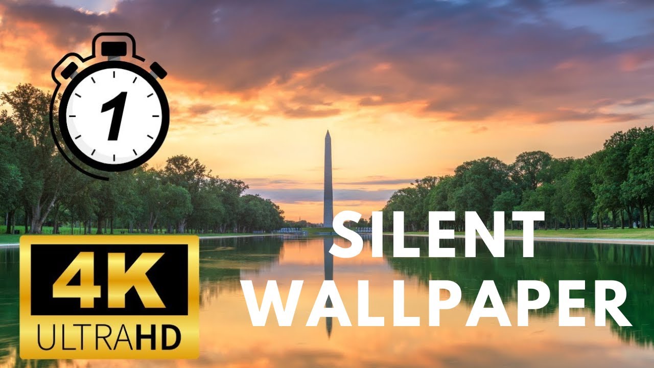 Washington, D.C 4K Wallpaper For PC (No Sound), perfect for studying, meditation, working, 1 hour
