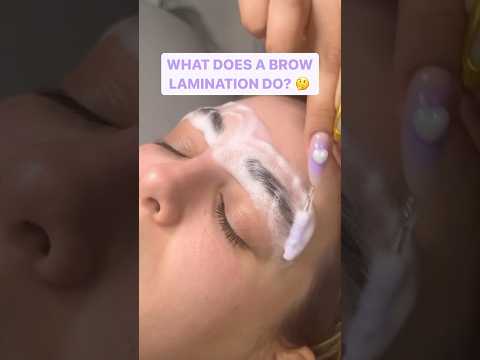 WHAT IS A BROW LAMINATION? ✨ #brows #browlamination #eyebrows #beauty