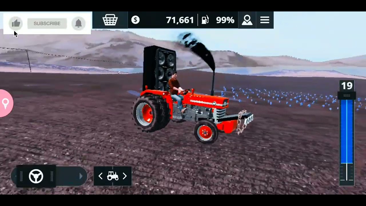 How To Fs 20 (New Indian Massey Ferguson135 Full Tractor Drive | Game Play | Timelapse |