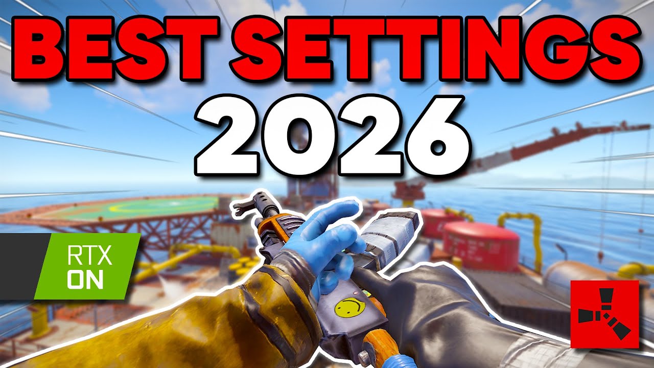 The BEST Rust Settings for FPS and PVP in 2026 (FPS Boost, Reduce Latency, Fix High Ping)