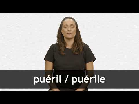 English Translation of “PUÉRIL” | Collins French-English Dictionary