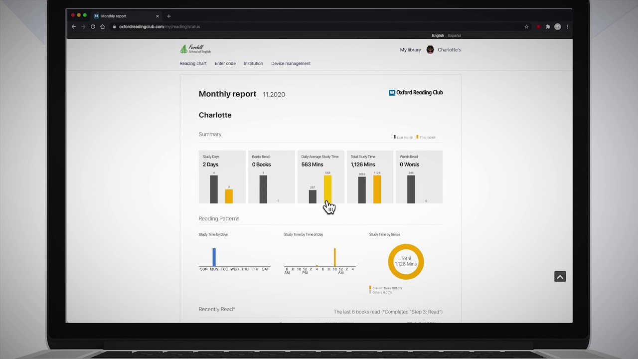 How to see your reading progress