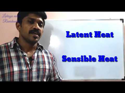 Latent Heat and Sensible heat | Refrigeration | HVAC | Tamil | Lohisya media...