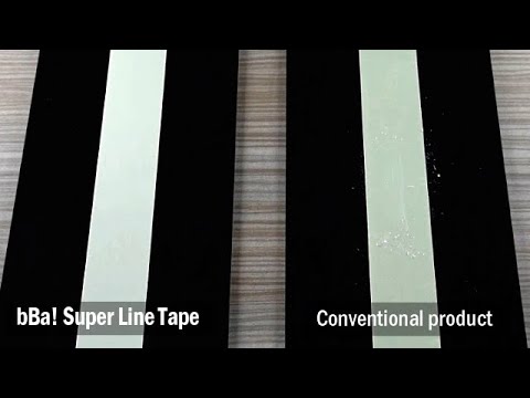 Abrasion resistance test "bBa! Super Line Tape"