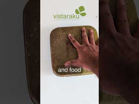 Eco-friendly Leaf Packaging for Biryani #healthyfood #farming #ecofriendlysolutions