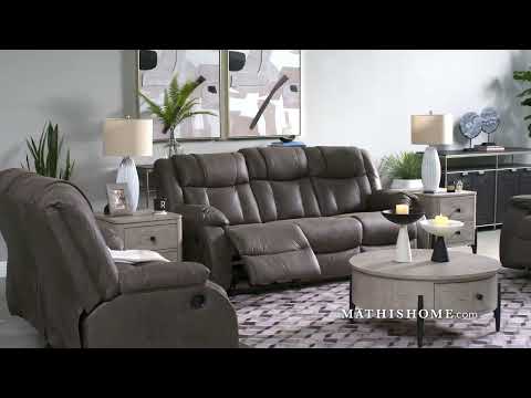 Ashley First Base Power Sofa