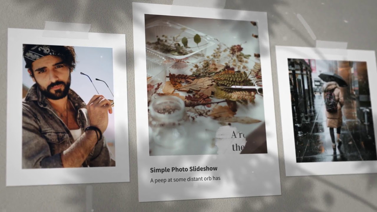 Memory Slideshow | After Effects project | Videohive template
