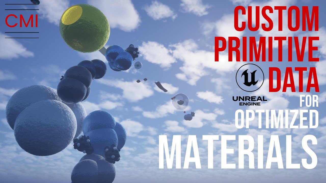 How to Optimize Materials with Custom Primitive Data! - #ue5 #unrealengine #JustBalls #devlog 26