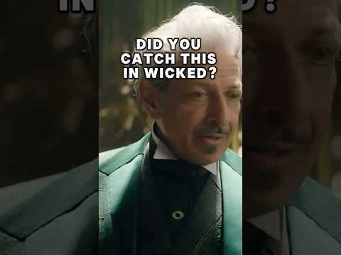 One WICKED detail everyone missed! #wicked #musical