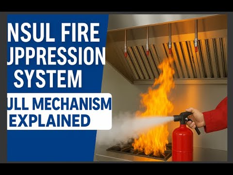 🔴Ansul Fire Suppression System Mechanism Explained | Kitchen Fire Safety System Demo💥