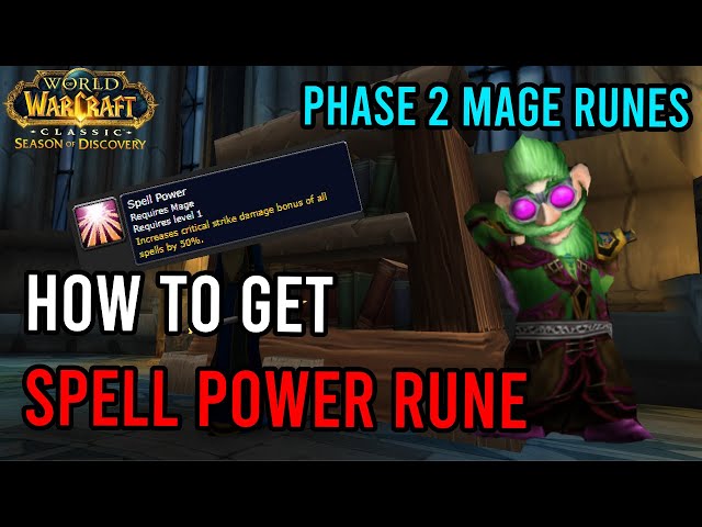 WoW Classic Season of Discovery: All known Mage Runes and where to find ...
