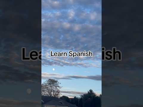 Moon in Spanish #learningspanish #moon #luna #learningspanishisfun #datoscuriosos #learn