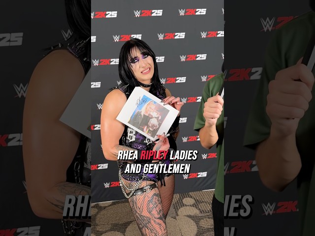 "She's dead to the world" - WWE's Rhea Ripley breaks character