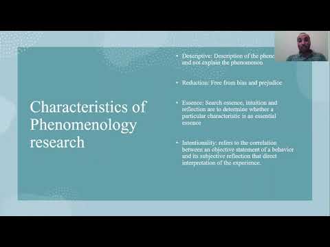Phenomenology Research Design