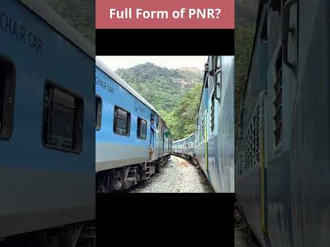 PNR का फुल फॉर्म क्या होता है? What is the full form of PNR? #youtubeshorts