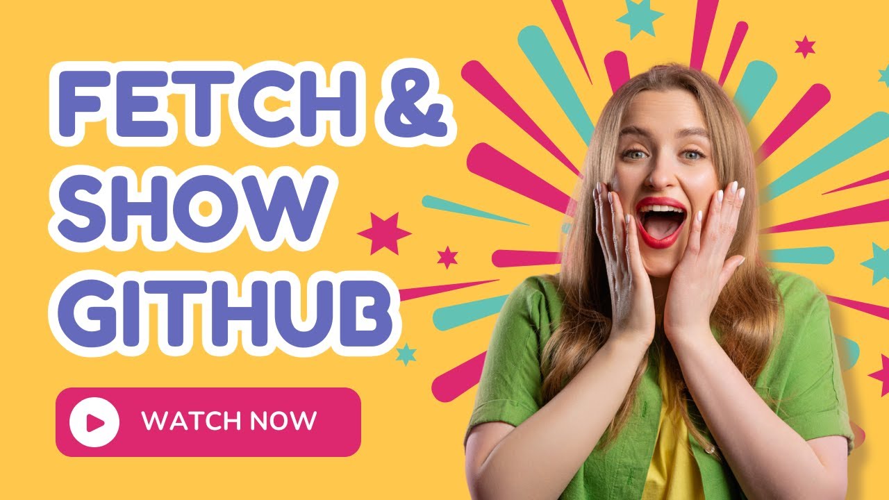 Display GitHub Repository & Contributors in React.js | Fetch API Tutorial | Beginners Tutorial.