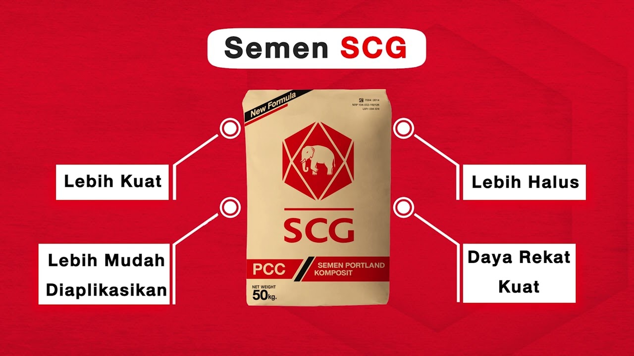 Semen SCG PCC – Rumah Lebih Kokoh dengan Semen Berkualitas