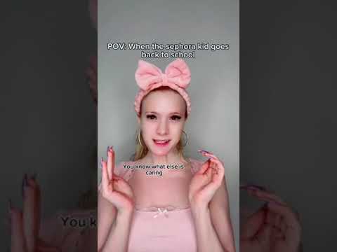 When the Sephora kid goes back to school ❤️ #briannaguidryy #foryou #fy #viral #foryoupage