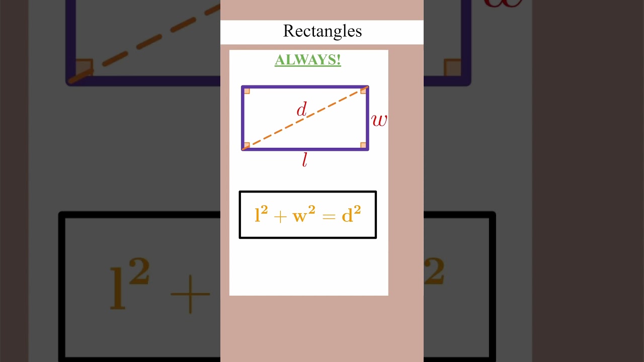 Rectangles | DSAT Math Flashcards