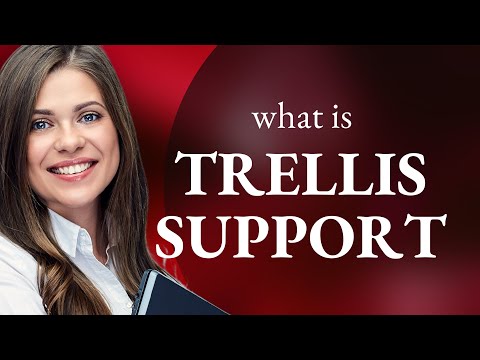 Understanding "Trellis Support" in English