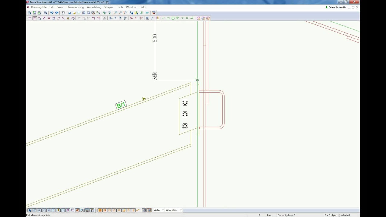 Snapping with Tekla Structures 20 0