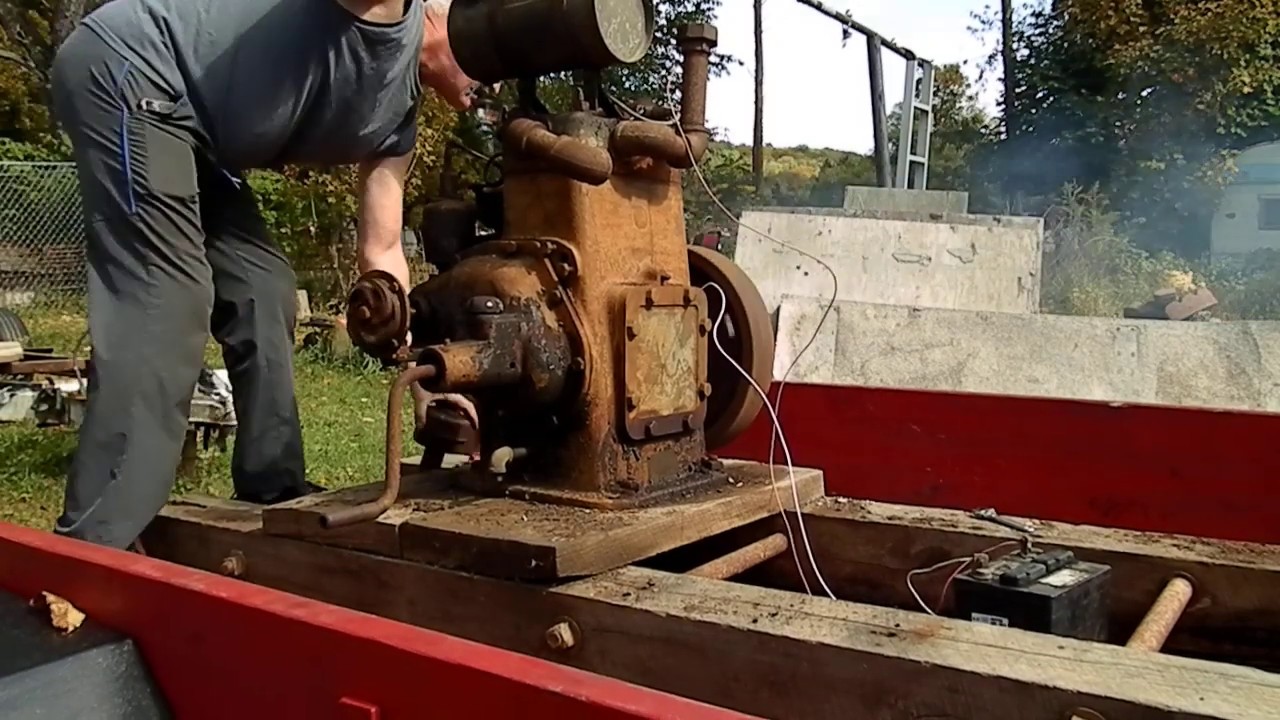 First start in 65 yrs. Cooper Bessemer GX3A Engine Compressor Combo