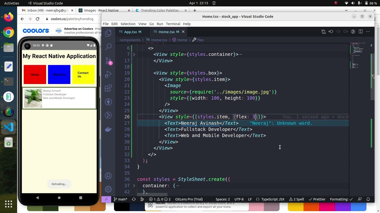 Create Product Card in React Native