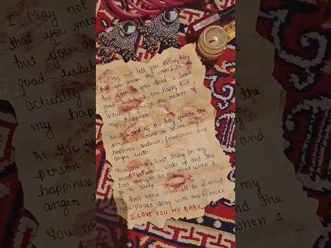 Diy vintage love letter #vintagelove #aesthetic ##reelsinstagram #couplegoals #diycrafts #boyfriend