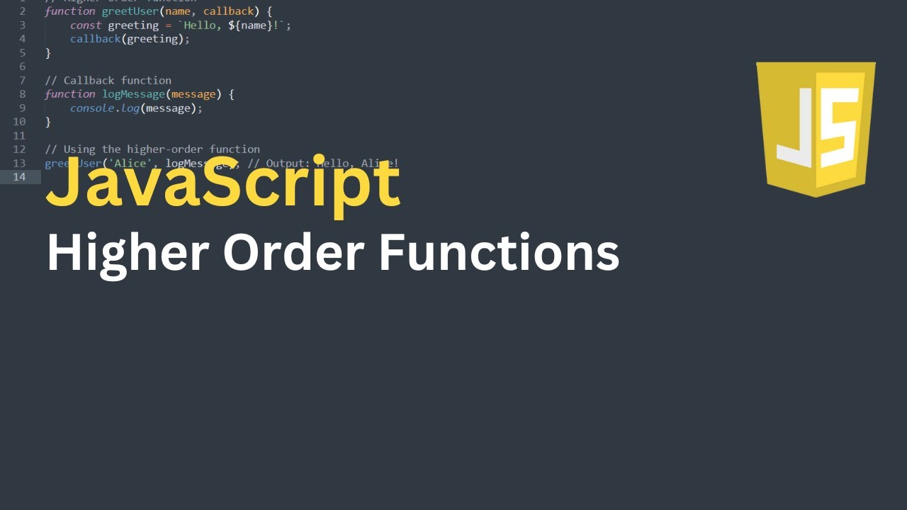 What Are Higher-Order Functions in JavaScript? | Explained with Real-World Examples