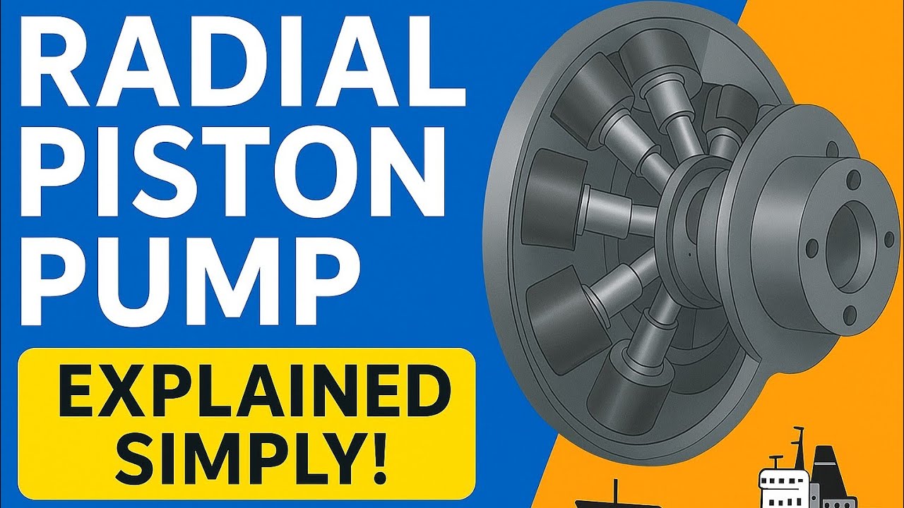 Radial Piston Pump Explained | Marine Engineering Tutorial