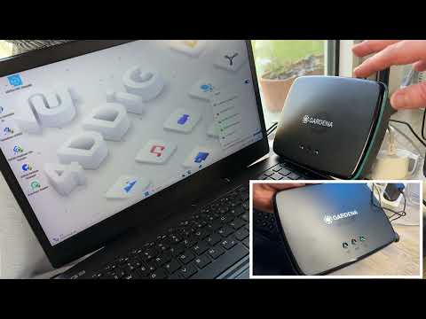 Integrate Gardena Smart System Gateway into WiFi and configure with computer instructions