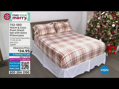 Warm Cozy Plush Sheet Set with Extra Pillowcases