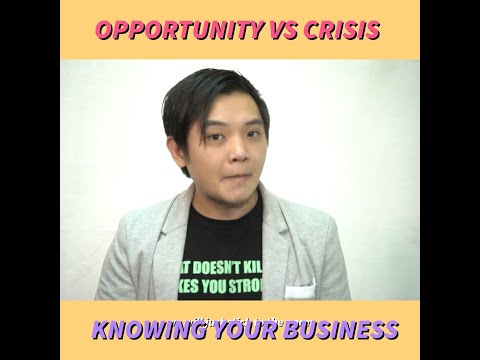 Sometimes the world needs a crisis