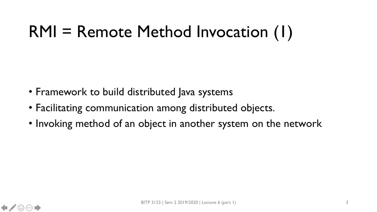 Lecture 6 part 1   RMI Introduction