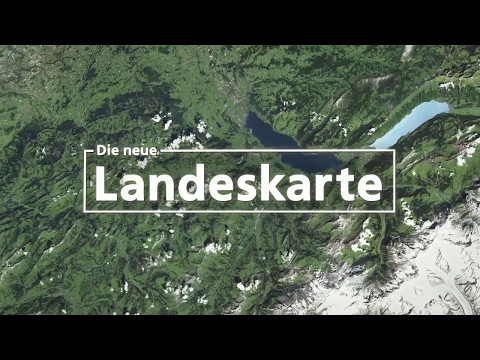 Die neue Landeskarte der Schweiz - Wie sie hergestellt wird
