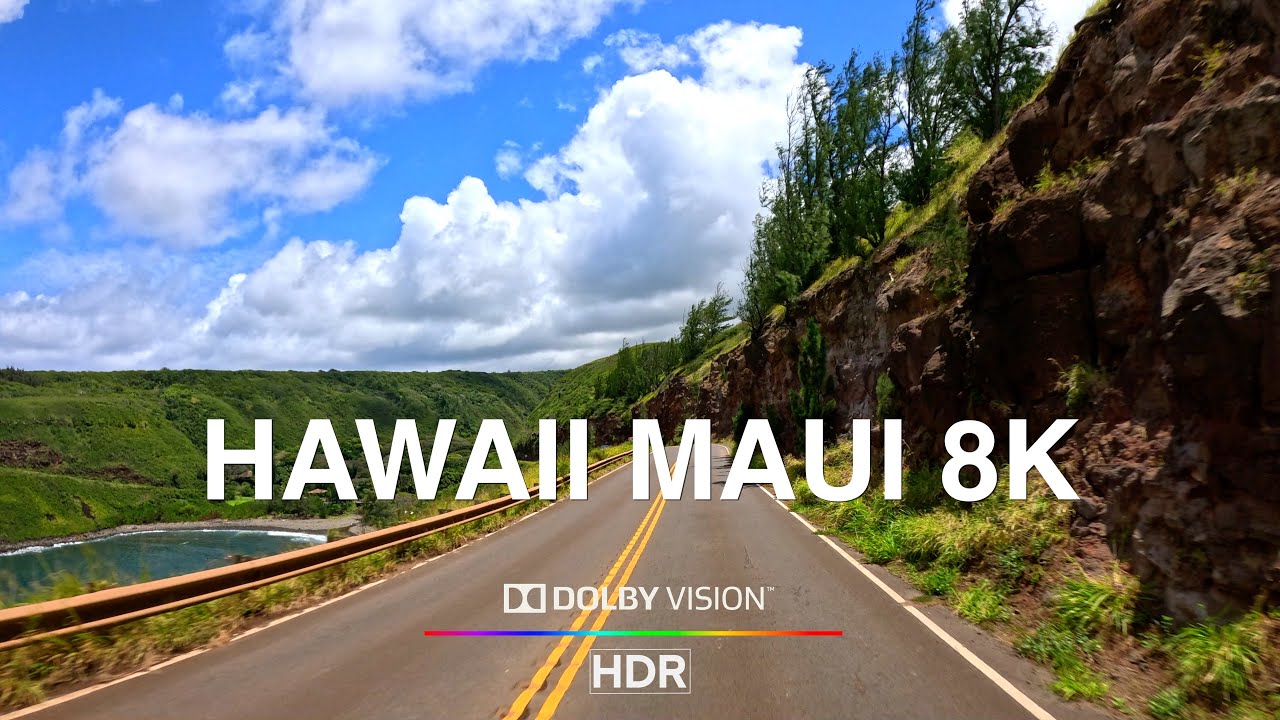 Driving Maui Hawaii in 8K HDR Dolby Vision